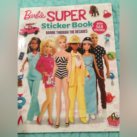 Toys | Barbie Super Sticker Book | Poshmark